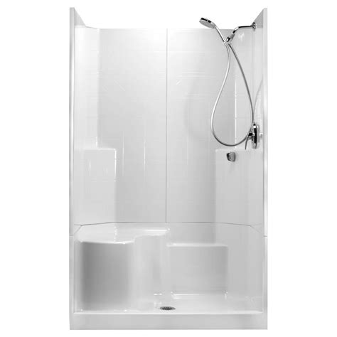 Best Shower Stall With Seat At Della Gonzales Blog
