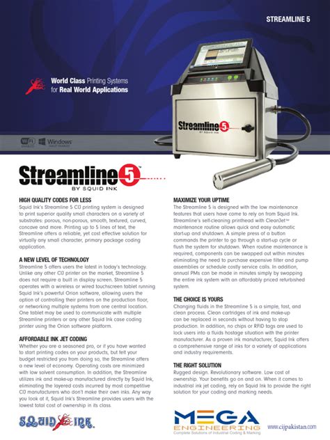 Streamline 5 Mega Pdf Printer Computing Touchscreen