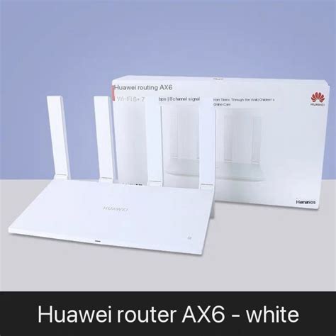 Huawei WiFi 6 Router AX6 Gigabit Port 7200Mbps Home Wireless Hongmeng Mesh WS8700 Lazada PH