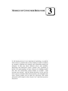 MODELS OF CONSUMER BEHAVIOR Models Of Consumer Behavior Pdf PDF PRO