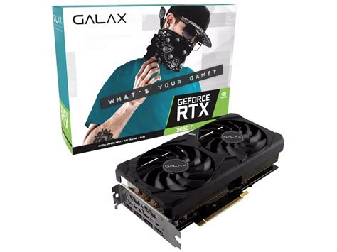 Placa de Vídeo GALAX GeForce RTX 3060Ti PLUS 1 Click OC 8GB GDDR6X 256 bit PCI E 4 0 x16