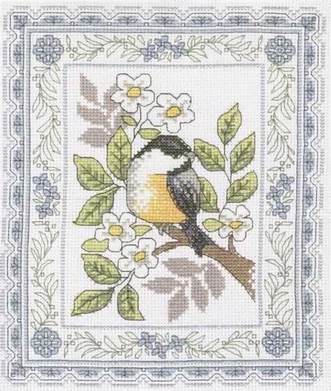 Imaginating Chirping Chickadee Cross Stitch Pattern 123stitch
