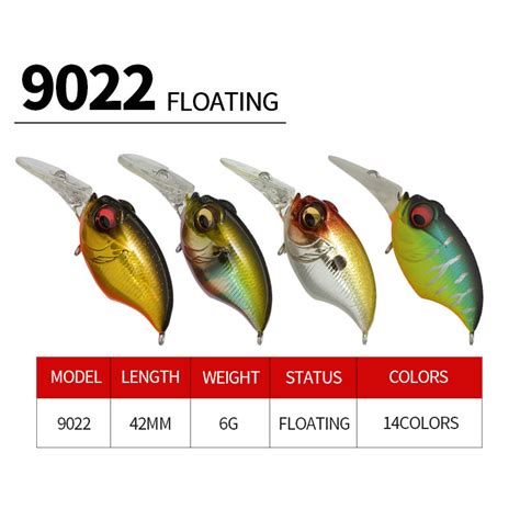 42mm 6g Japanese Mini Crankbait Fishing Lure Plastic Hard Bait Shopee