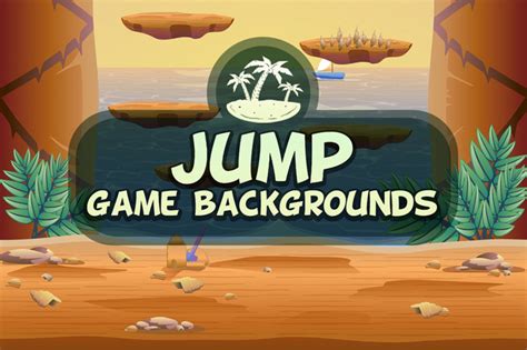 Jump 2D Game Backgrounds By Free Game Assets GUI Sprite Tilesets