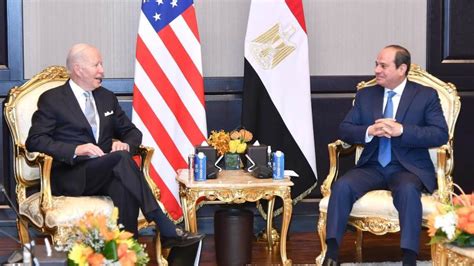 الرئيس السيسي لنظيره الأمريكي إرادة مصر ثابتة حكومةً وشعباً على مواصلة