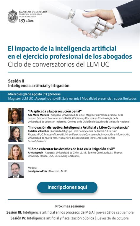 Ciclo De Conversatorios Llm Uc El Impacto De La Inteligencia