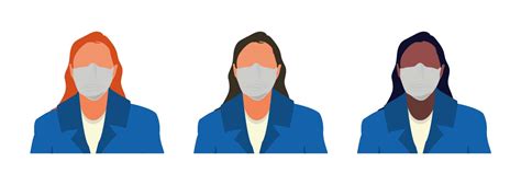 Avatar Faceless Women Characters 1252121 Vector Art At Vecteezy