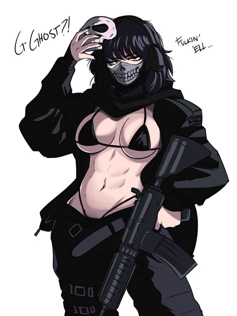 Lieutenant Simone Ghost Riley Tina Fate [call Of Duty Modern