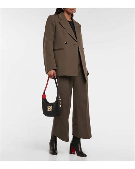 Christian Louboutin Leather Ankle Boots In Black Lyst