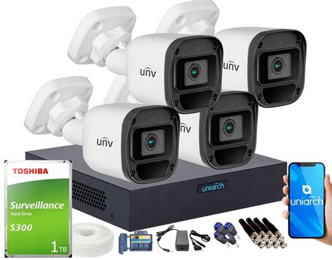 ZESTAW DO MONITORINGU 4 KAMERY FULL HD ZEWNĘTRZNE 135045213 ERLI pl