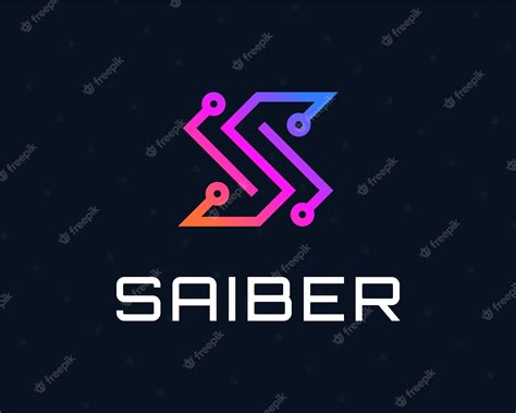 Premium Vector Letter S Circuit Technology Digital Chip Electronic Line Modern Futuristic Icon