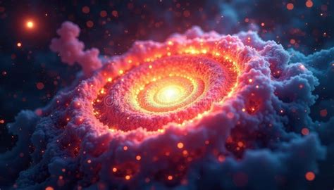 Complex Algorithm Visualized As Swirling Energy Field Energy Field High Tech Stock