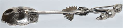 9 Silver Serving Spoon Aesthetic Style Japan Marked Silver Collector