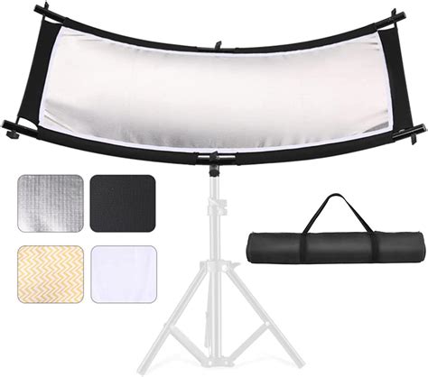 Изогнутый Рефлектор Clamshell Light Отражатель для Портретной Съемки 150 См X 60 См — Купить