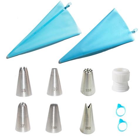 Piping Bags And Tips Set11pcs Cake Decorating Kit With