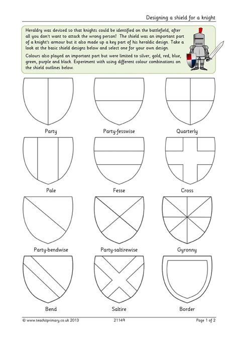 Designing A Shield For A Knight Artofit