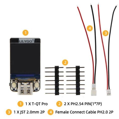 lilygo t qt pro esp32 s3 4mb flash 2mb psram with 0 85 inch ips display lilygo h579