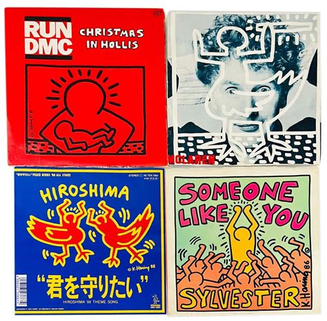 Keith Haring Andy Warhol Record Cover Art Keith Haring Andy Warhol