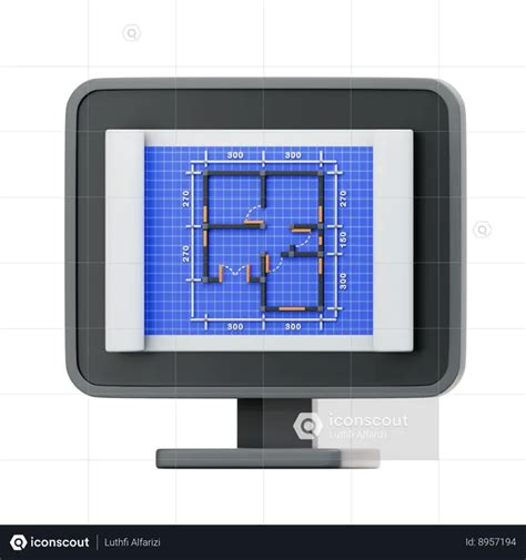 Architect Software 3d Icon Buildings 3d Icons Iconscout