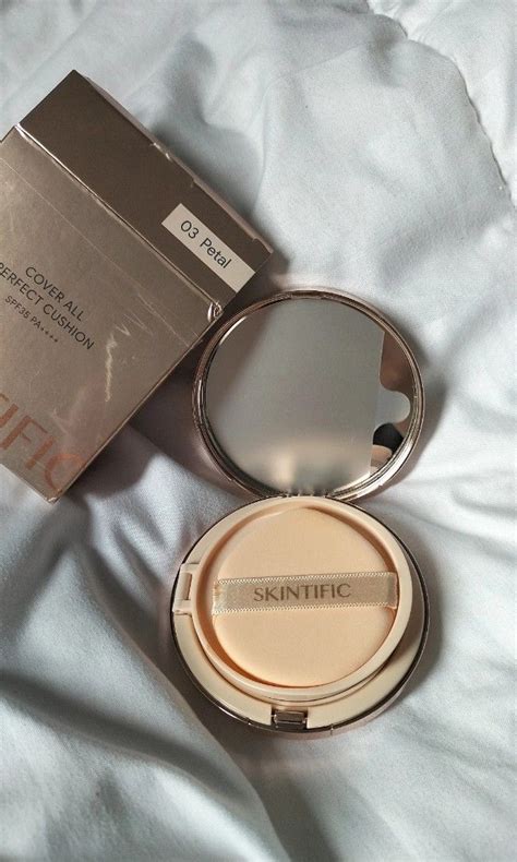 Skintific Cover All Perfect Air Cushion Kesehatan And Kecantikan Rias