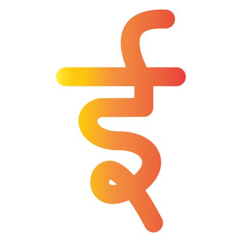Hindi Generic Gradient Outline Icon