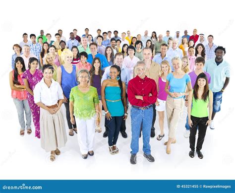 Diverse Group Of People Smiling Stock Image Image Of Ethnicity Girls