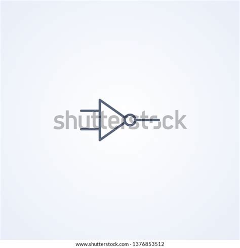 Logic Nor Nand Vector Best Gray Stock Vector Royalty Free 1376853512