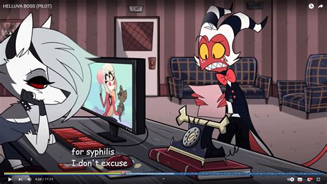 Loona Watching Hazbin Hotel Pilot Rhazbinhotel