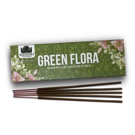 Siddhi Sugandh Green Flora Hand Rolled Incense Sticks At Rs 190box