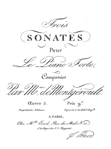 Helene De Montgeraoult Piano Sonatas Op 5 No 2 Pdf