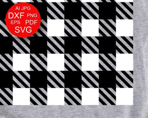 Buffalo Plaid Svg Seamless Background Svg Buffalo Pattern Svg Scanncut