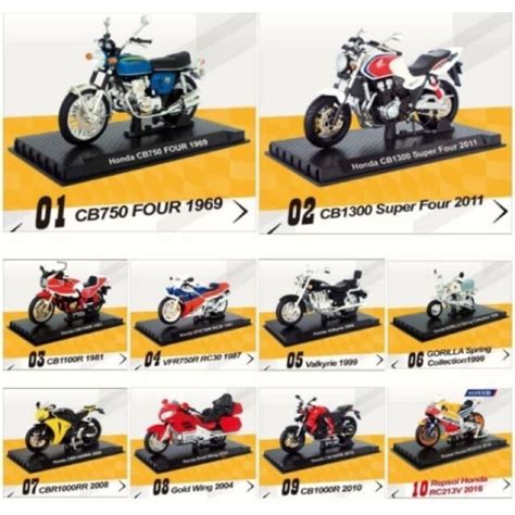 Honda模型車 經典重機系列 本田124 重型機車模型 摩托車模型 經典重機 蝦皮購物