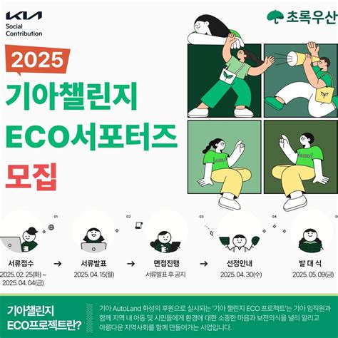 2025 기아챌린지 Eco서포터즈 모집 공모전 대외활동 링커리어