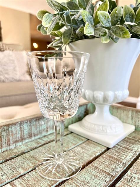 One Replacement Waterford Crystal Lismore Pattern Claret Wine Etsy