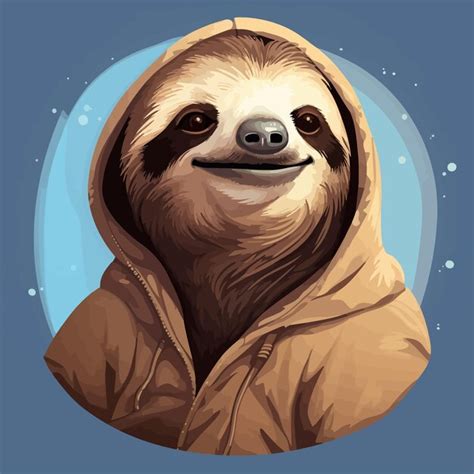 Premium Vector Sloth Cute Vector