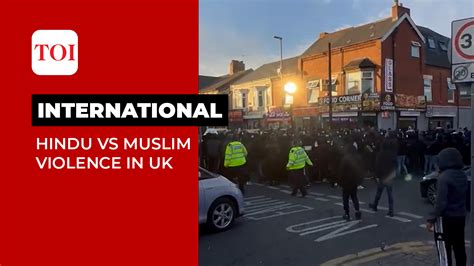 Leicester Uk Mob Vandalises Temple As Hindu Muslim Violence Rocks