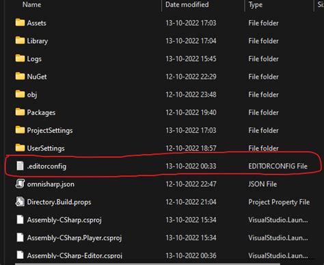github pankaxz unityeditorconfig editorconfig for unity