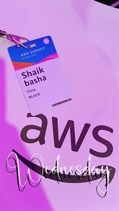 Awssummit Aws Awssummitbangalore Networking Techcommunity Innovation Shaik Rizwan Basha
