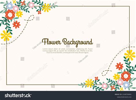 파스텔 손으로 그린 플로럴 일러스트레이션 웨딩 스톡 일러스트 2148756941 Shutterstock