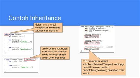 Mobile Application 2 Pertemuan 3 Dasar Kotlin Object Oriented Programming Ppt