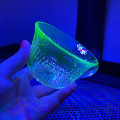 Anchor Hocking Dining Anchor Hocking Depression Glass Roulette Pattern Tea Cup Many Windows