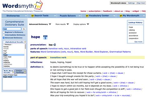 Introducing Grammatical Patterns Wordsmyth Blog