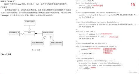 软件设计师：二周目下午真题 Csdn博客