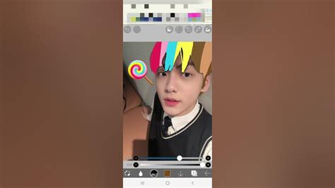 신청받은 투바투 수빈 님 이모티콘 염색 🍭 Youtube
