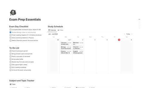 Crack Notion Essentials Exam Notion Template