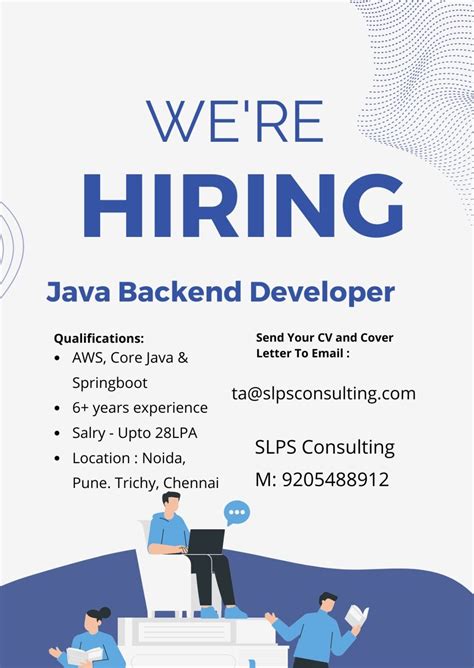 Slps Consulting On Linkedin Javadeveloper Noida Trichy Chennai