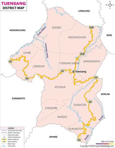 Tuensang District Map