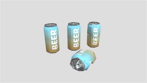 Low Poly Beer Cans D Model By Nonsmalljohn Smalljohn D