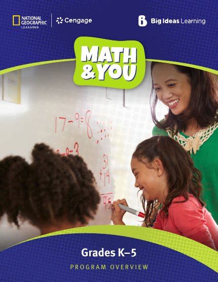 Big Ideas Learning Math And You K Through 5