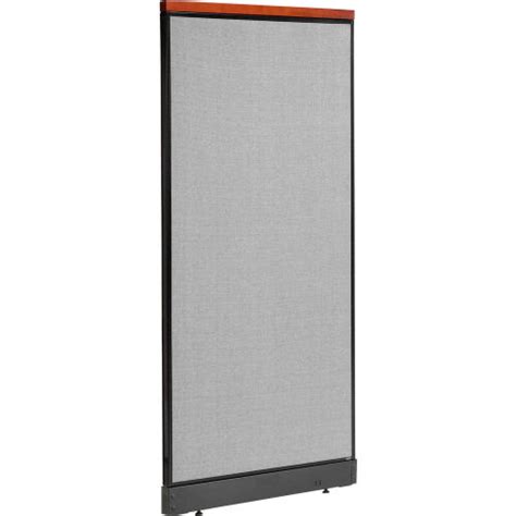 Interion® Deluxe Office Partition Panel With Pass Thru Cable 36 14w